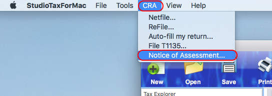 Express notice of assessment